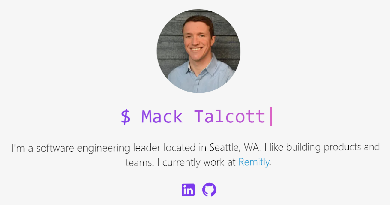 Mack Talcott | Software Engineering Leader